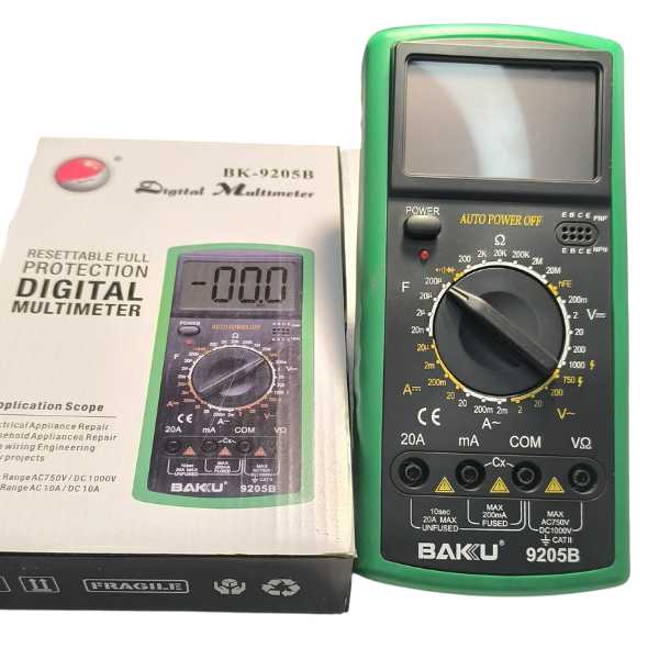 Multimetro Digital Baku BK-9205B - UNV